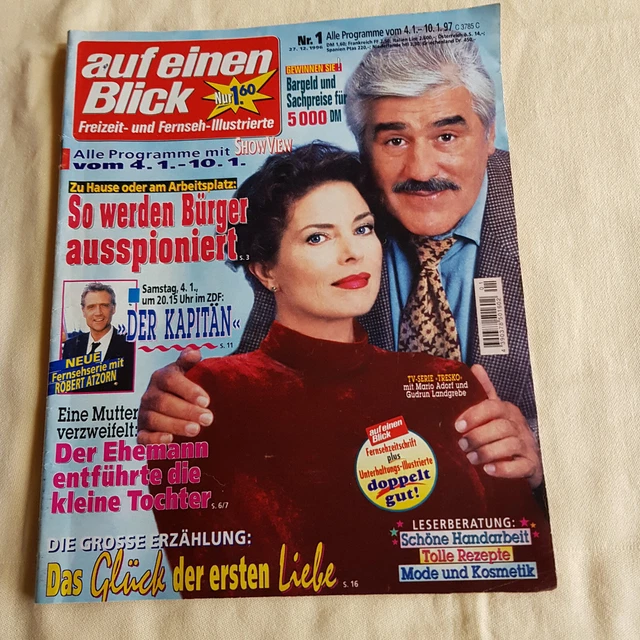 ZEITSCHRIFT &AUF EINEN Blick" - Nr. 01 vom 27.12.1996 EUR 4,70 ...
