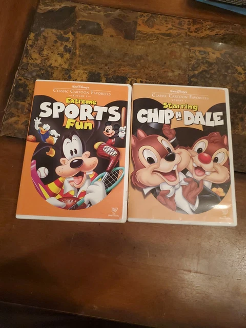 WALT DISNEY CLASSIC Cartoon Favorites Chip N Dale Extreme Sports Fun ...