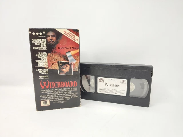WITCHBOARD VHS VIDEO Tape 1987 Continental Horror Movie Satanic Ouija ...