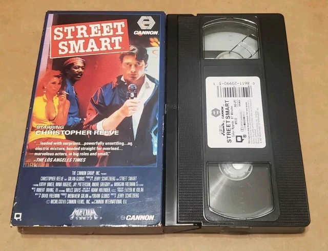 STREET SMART VHS 1989 Christopher Reeve Morgan Freeman Media Cannon ...