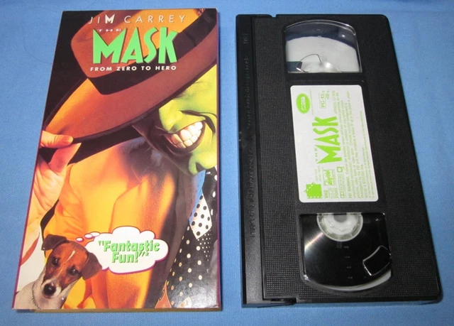 THE MASK (VHS, 1995) Jim Carrey, Cameron Diaz £7.98 - PicClick UK