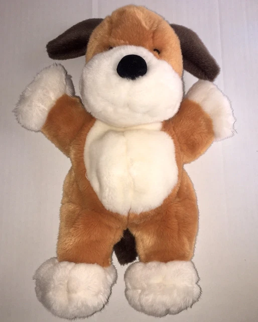 VINTAGE PRESTIGE KIPPER Puppy Dog Full Body Puppet Plush 1998 Toy 14 ...