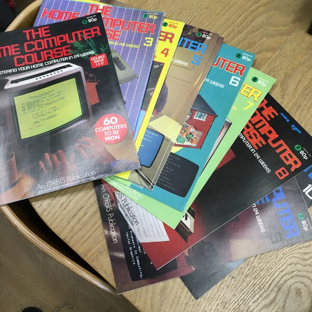 THE HOME COMPUTER Course Magazines - Orbis 1983/84 - Issues 1 to 10 £8. ...