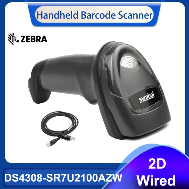 SYMBOL DS4308-SR CORDED Handheld 2D Barcode Scanner Imager DS4308 ...