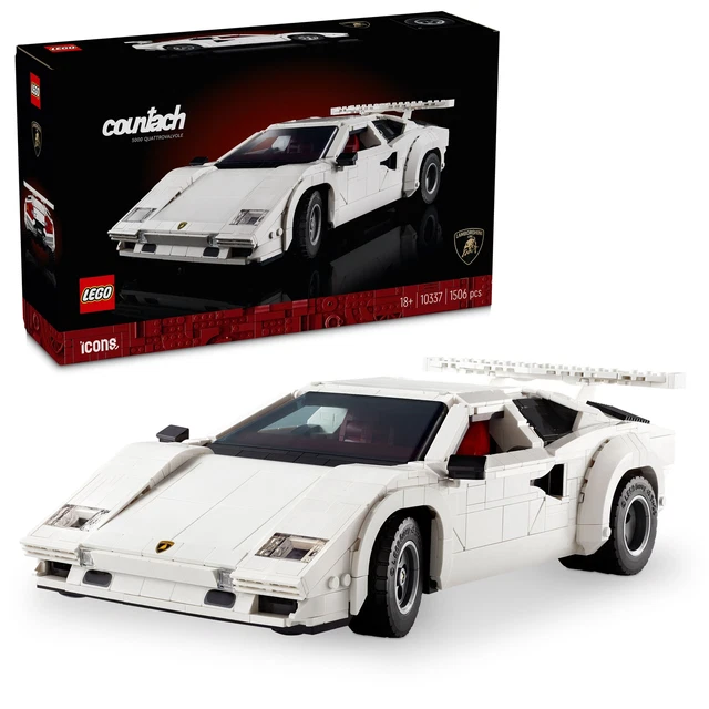 LEGO ICONS LAMBORGHINI Countach 5000 Quattrovalvole 10337 Fast Dispatch ...
