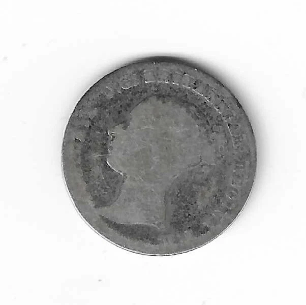 QUEEN VICTORIA YOUNG Head Silver Groat 4d Fourpence 1843 Victorian ...