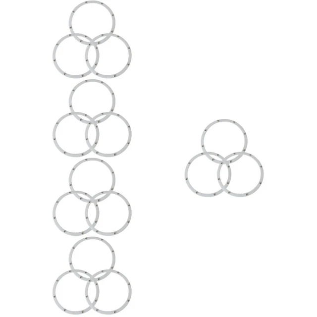 5 PCS TURNTABLE Spice Tray Roller Displaying Holder Desk Rotating ...