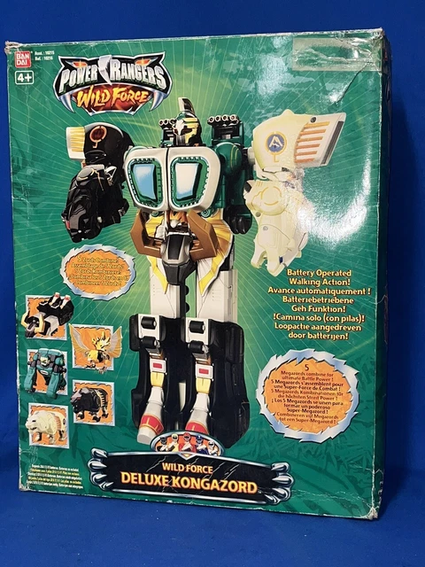 POWER RANGERS WILD Force Deluxe Kongazord Megazord, Bandai 100 % toutes ...