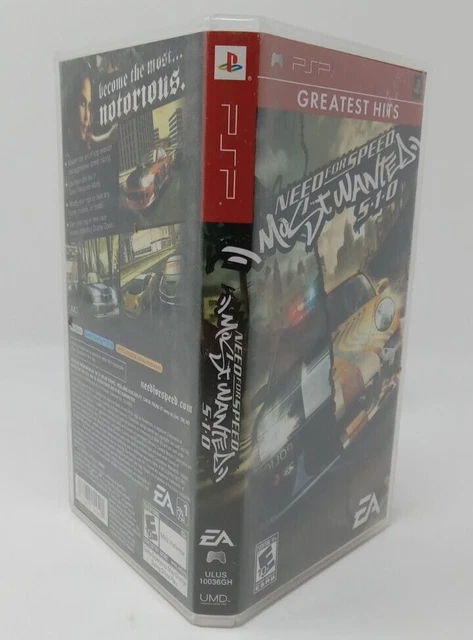 NEED FOR SPEED Most Wanted 5-1-0 510 PSP CIB Complete in box with ...
