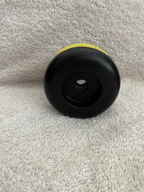 3-1/2 INCH DIAMETER Boat Trailer Black Molded Rubber Keel Roller End ...