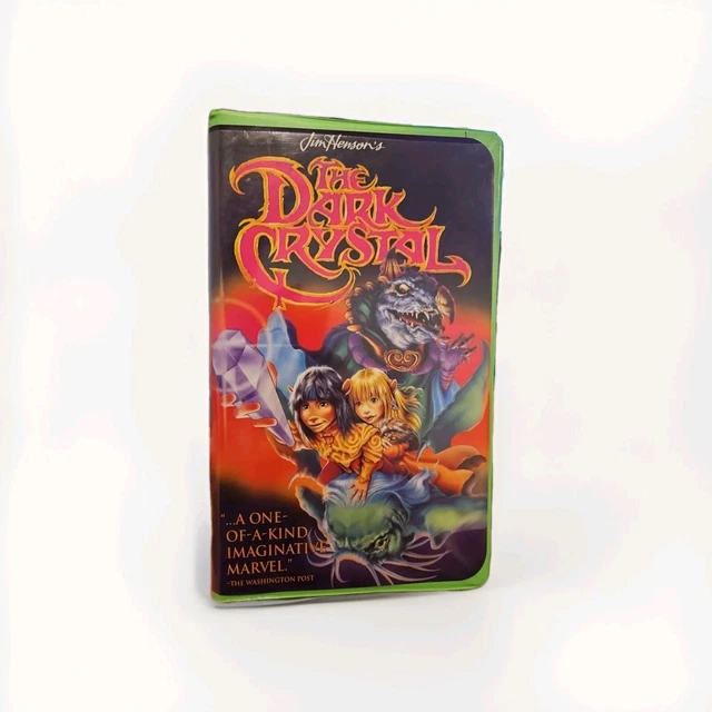 VTG JIM HENSONS The Dark Crystal VHS Clamshell Fantasy Adventure Family ...