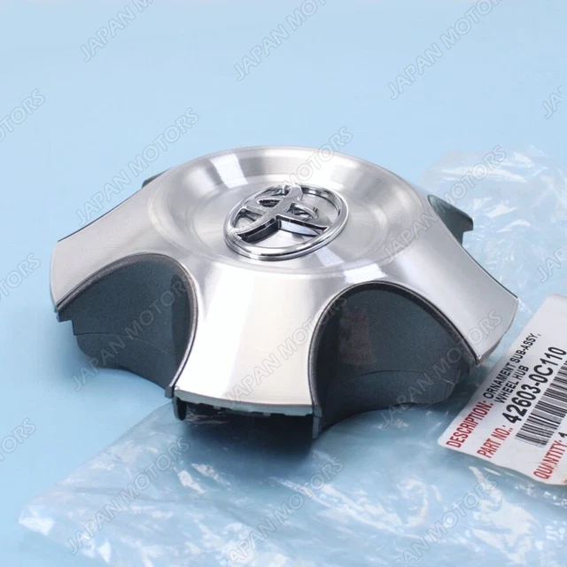 NEW GENUINE TOYOTA Sequoia Tundra Wheel Center Cap Silver Ornament ...