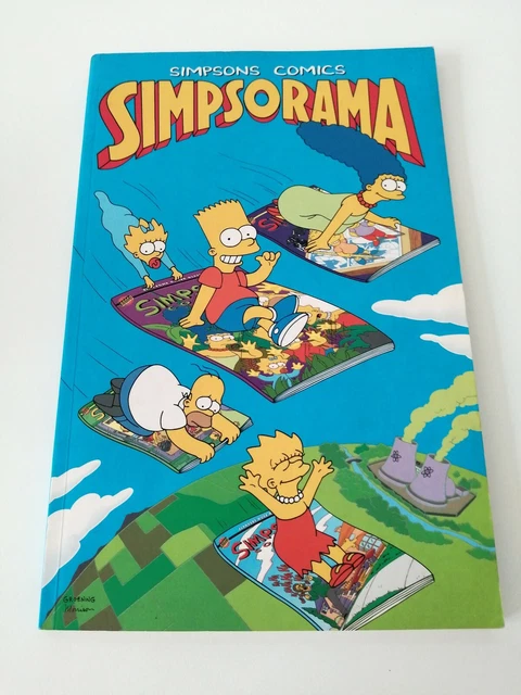 THE SIMPSONS- COLOUR COMIC - SIMPSORAMA Matt Groening Book 1st Edition ...