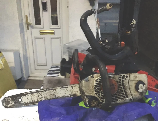 STIHL MS201T TOP Handle Arborist Chainsaw 12" Bar And Chain Spares. £ ...