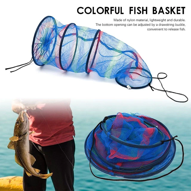 DE PÊCHE CAGES de homard au crabe Pliable à trois niveaux Stockage Creel Net EUR 6,53 - PicClick FR