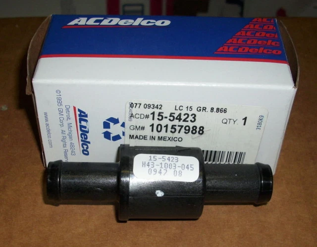 IMPALA SS~HEATER HOSE Coolant Restrictor~Caprice~Corvette~Fleetwood~9C1 ...