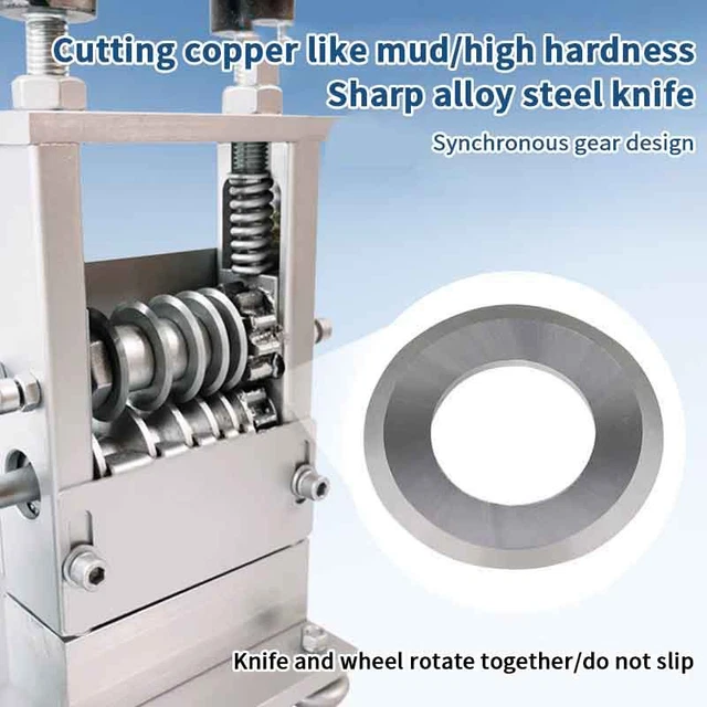 FOR MANUAL ROTARY Wire Stripper Replace Blade Hand Crank Cable Cutting ...