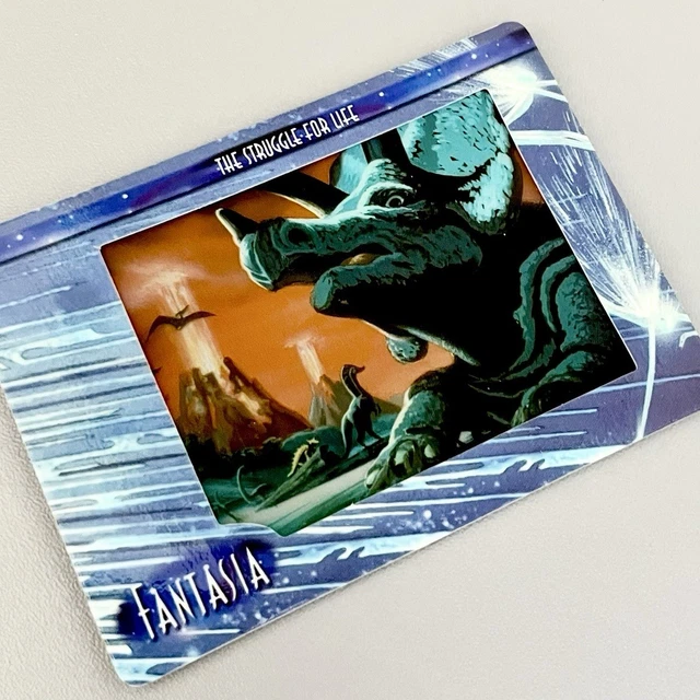 WALT DISNEY FANTASIA Art Cel Card Animation Artwork Park Movie Film ...