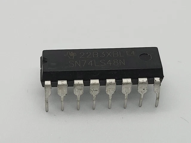 CIRCUIT INTÉGRÉ 74LS48 décodeur BCD à 7 segments, TTL DIP16. EUR 2,90 ...