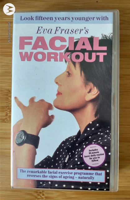 FACIAL WORKOUT - Eva Fraser - VHS Video Tape Immaculate Condition 1990 ...