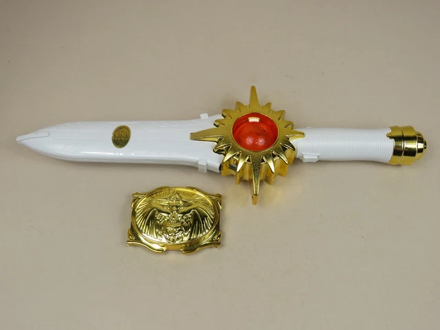 POWER RANGERS WILD Force Crystal Sabre Sword & Badge Working Bandai ...