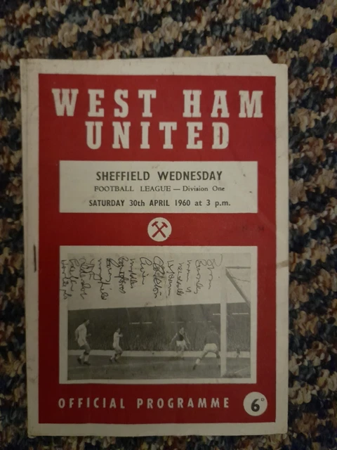 WEST HAM PROGRAMMES £3.00 - PicClick UK