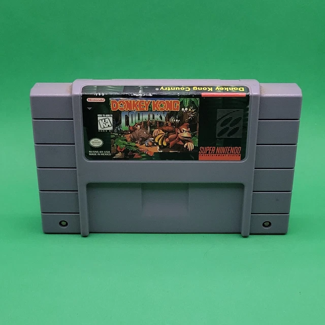 DONKEY KONG COUNTRY (Super Nintendo Entertainment System, 1994) CART ...