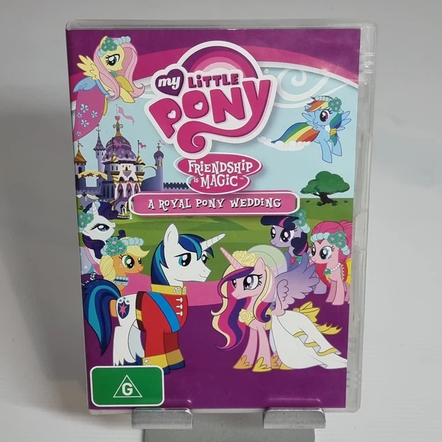MY LITTLE PONY Friendship Is Magic-A Royal Pony Wedding Dvd PAL Region ...
