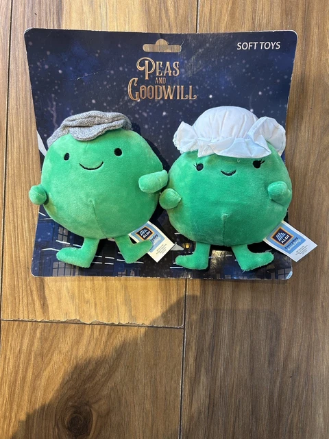 ALDI PEAS AND Goodwill Kevin The Carrot Christmas 2021 New & Carded £4. ...
