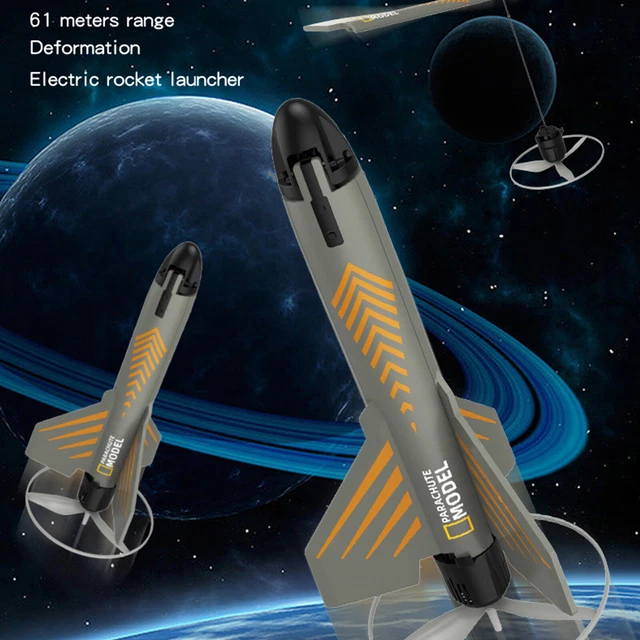 NEW ROCKET LAUNCHER For Kids Self-Launching Motorized Air Rocket ...