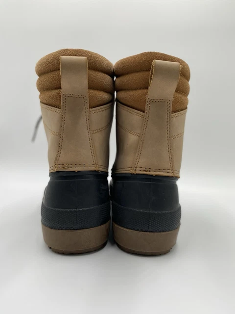 GOODFELLOW &CO. LACE Up Duck Boots Tan And Black Rubber Bottom Size 11 ...