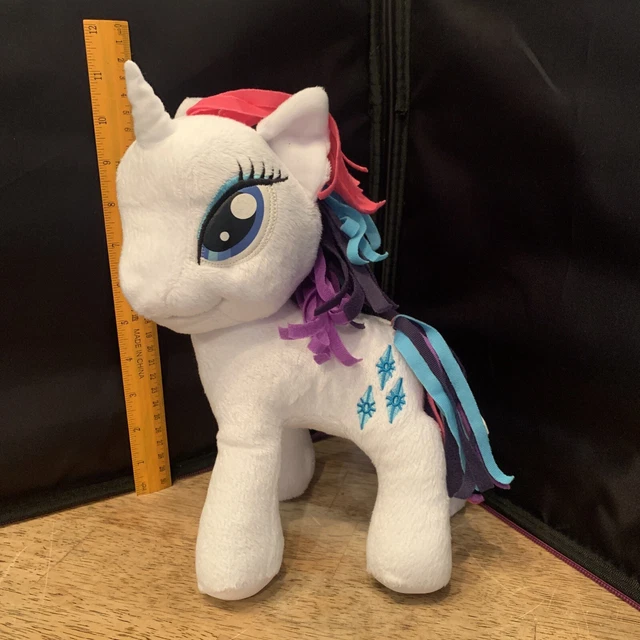 MLP PLUSH 11” My Little Pony "Rarity" Diamonds White Purple Unicorn ...