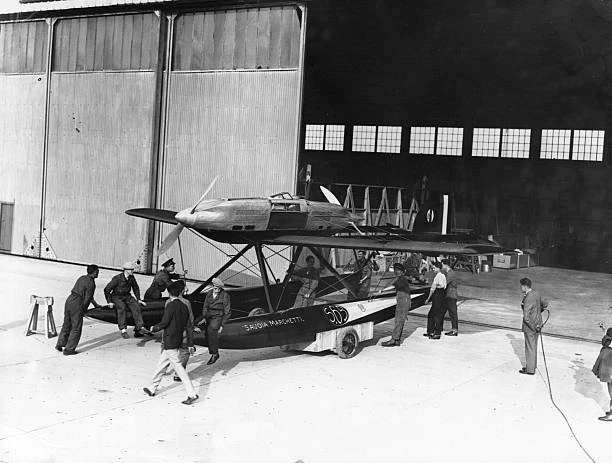 OLD LARGE PHOTO AVIATION HISTORY The Savoia-Marchetti 65 seaplane c1930 ...
