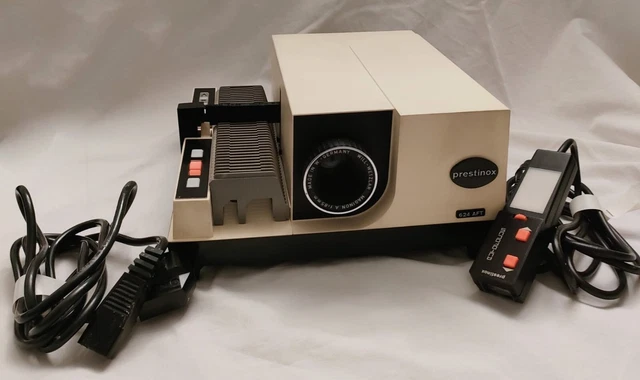 PROJECTEUR DE DIAPOSITIVES TVPrestinox 624 AFT- Fonctionne EUR 60,00 ...