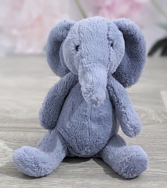 JELLYCAT SMALL PUFFLES Elephant Blue Grey Soft Toy £27.50 - PicClick UK