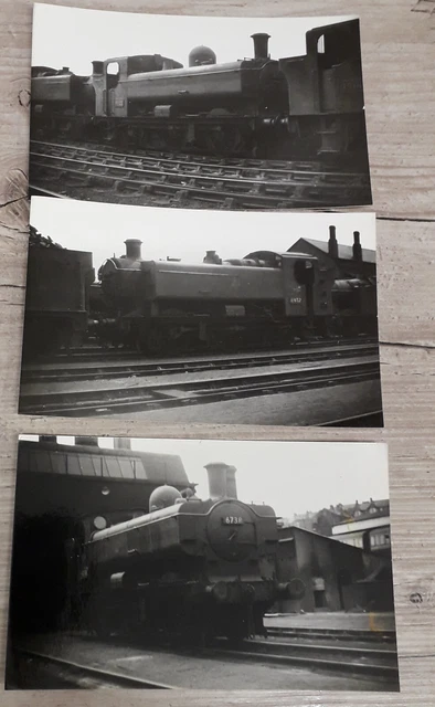 9 X BARRY RAILWAY YARD. 1958 - DK JONES COLLECTION WET ROOM PHOTO 5½ x ...