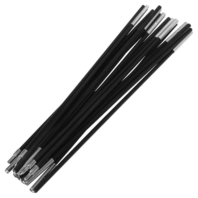 2 PCS TENT Frame Pole Fiber Rod Replacement Beach Poles Camping Tarp £ ...