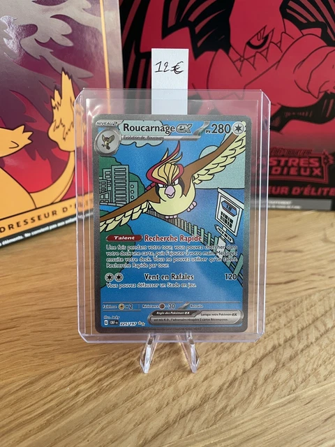 CARTES POKÉMON FLAMMES Obsidiennes EV03 Roucarnage EX 225/197 Fr ...