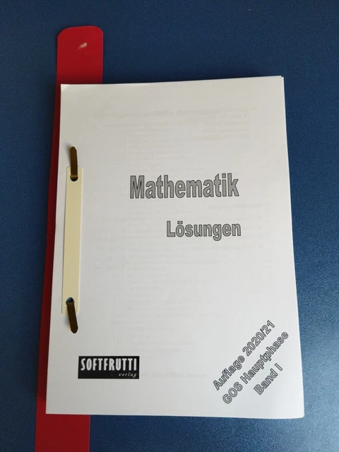 MATHEMATIK GOS HAUPTPHASE I: Lösungen von H. Heil und W. Olmscheid EUR ...