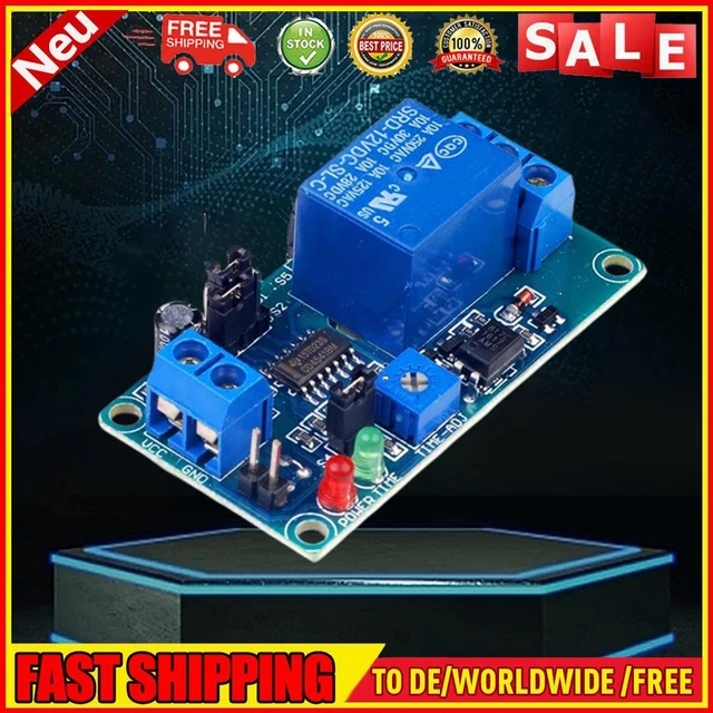 MÓDULO DE RELÉ de relé de relé de retardo de tiempo C25 de 12 V tipo ...