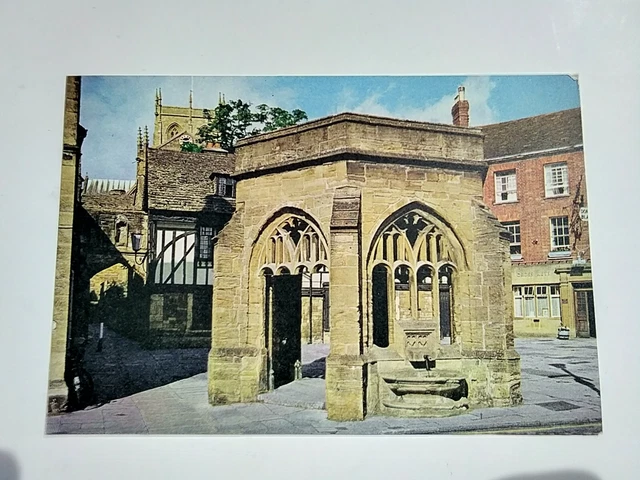 CPA COULEUR VINTAGE Sherborne, Dorset 1969 Abbey Conduit EUR 2,33 ...