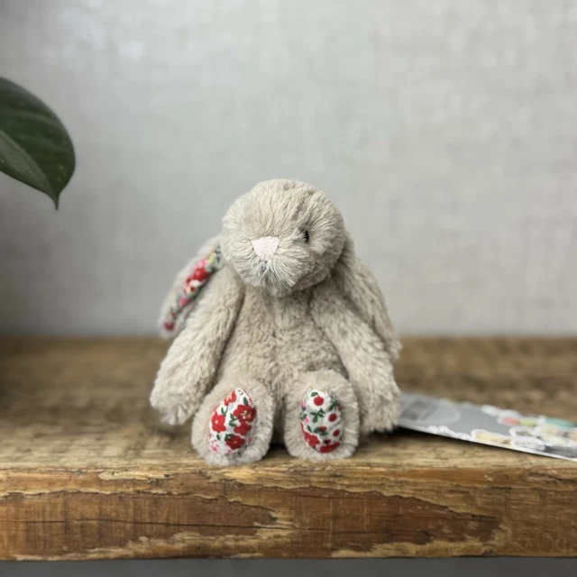 JELLYCAT BABY BEIGE Blossom Posy Bunny Rabbit - Tiny Baby Beige Bunny ...