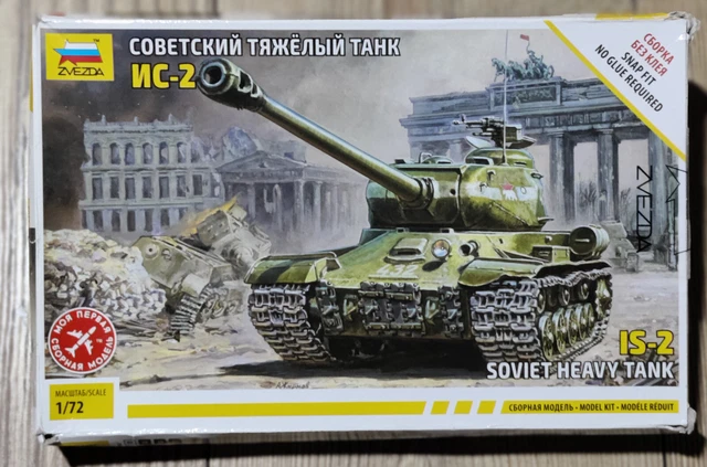 ZVEZDA 1/72 SCALE IS-2 STALIN Russian tank model kit £9.00 - PicClick UK