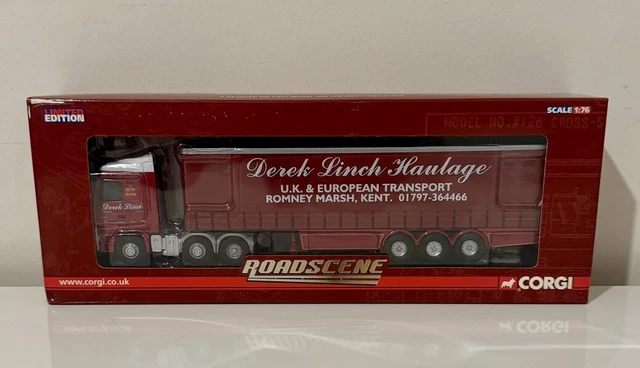 CORGI ROADSCENE 1:76 CC18207 Mercedes Actros C/S Derek Linch - Mint £27 ...
