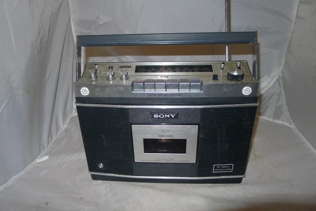 SONY CF 550A one point stereo cassette tape player radio CF550A £69.99 ...