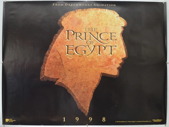THE PRINCE OF EGYPT (1998) Original Cinema Quad Movie Poster (Advance ...