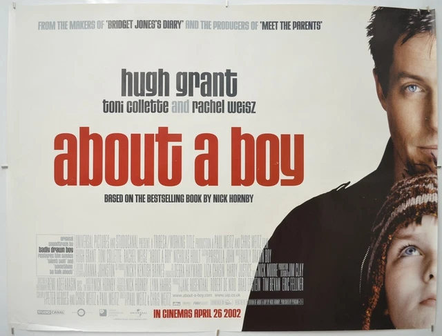ABOUT A BOY (2002) Original Quad Cinema Poster - Hugh Grant, Nicholas ...