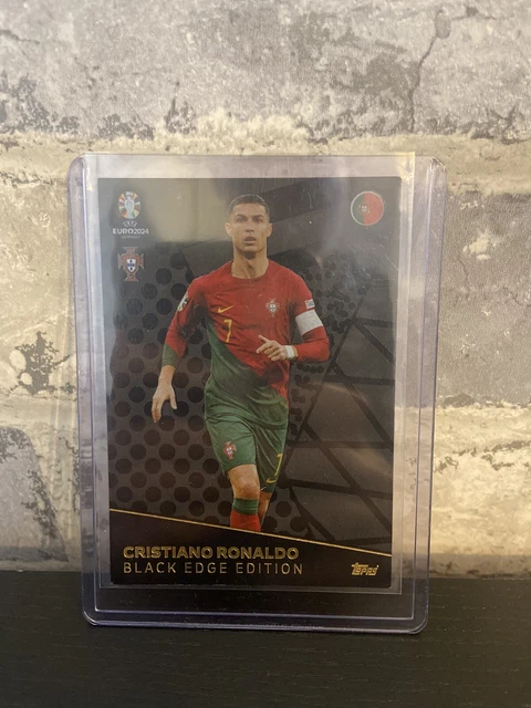 MATCH ATTAX UEFA Euro 2024 Cristiano Ronaldo Black Edge Edition No Be7 £7.50 - PicClick UK