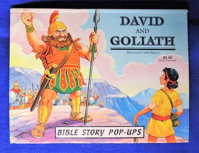 DAVID AND GOLIATH Bible Story Pop-Ups Book Peter Haddock & John ...