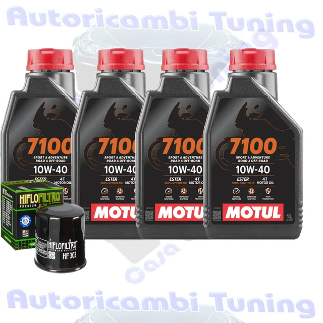 KIT D'ENTRETIEN HUILE Motul 7100 10W40 Pour Kawasaki Z1000 SX ZX1000 ...